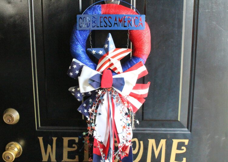 4th of july wreath - Everyday Shortcuts