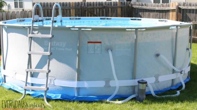 How to Set Up a Bestway Power Steel Frame Pool - Everyday Shortcuts
