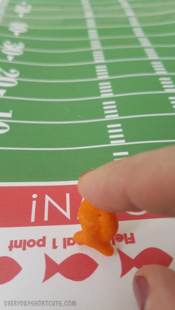 Goldfish® Crackers Printable Football Game - Everyday Shortcuts