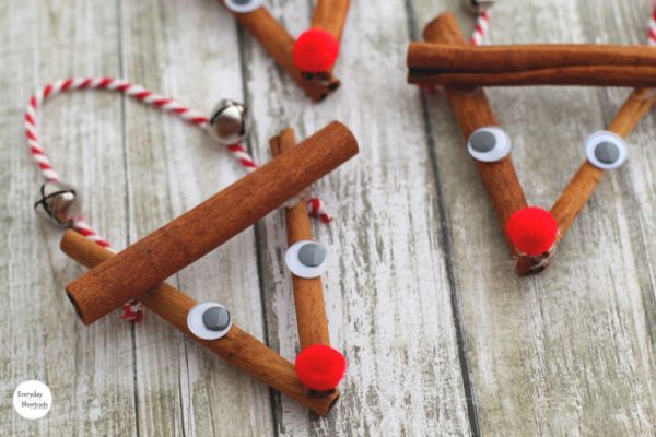 DIY Rustic Rudolph Ornament - Everyday Shortcuts