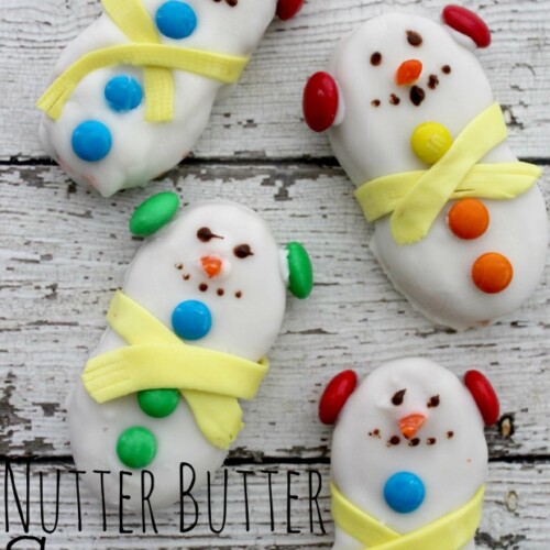 Nutter Butter Snowman Cookies - Everyday Shortcuts