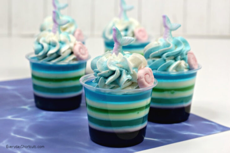 Mermaid Jello Shots - Everyday Shortcuts