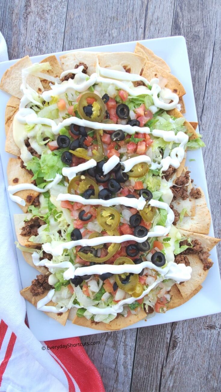 Keto Loaded Nachos - Everyday Shortcuts