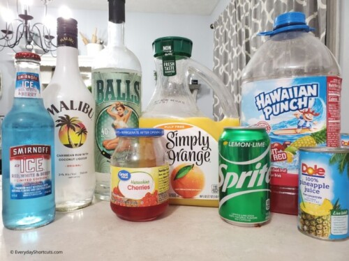 Beach Bucket Cocktail - Everyday Shortcuts