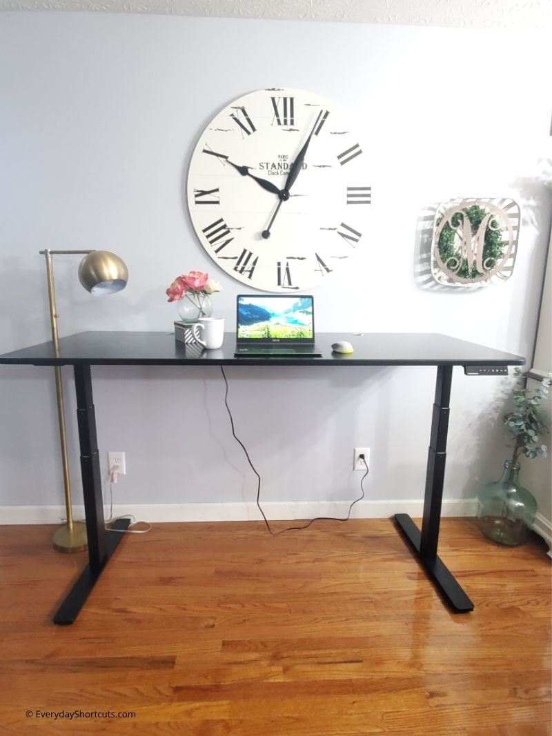 full view of standing desk - Everyday Shortcuts