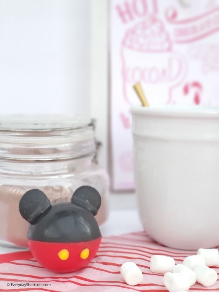 Mickey Mouse Hot Chocolate Bombs - Everyday Shortcuts