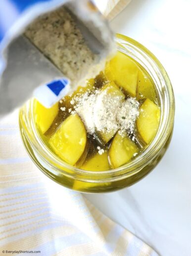 Ranch Seasoned Pickles {TikTok Viral Recipe} - Everyday Shortcuts