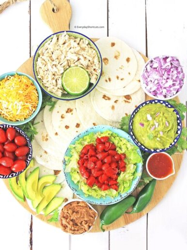 Build Your Own Taco Board - Everyday Shortcuts