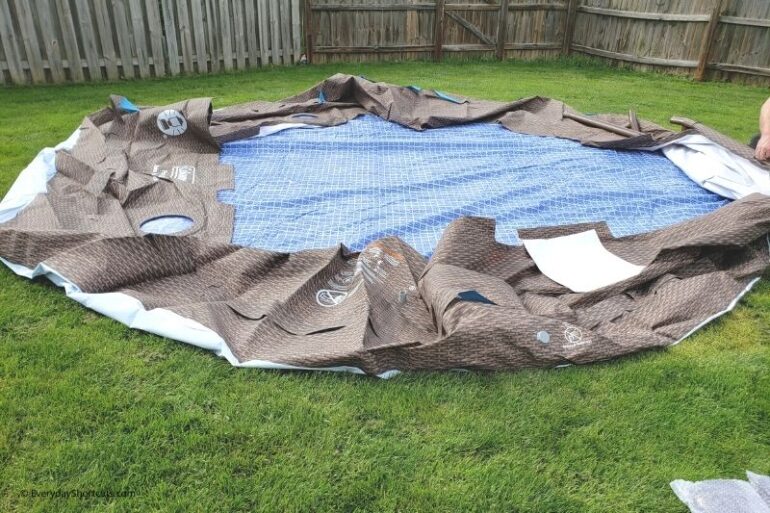 How to Setup a Coleman Power Steel Swim Vista Series II Pool - Everyday ...