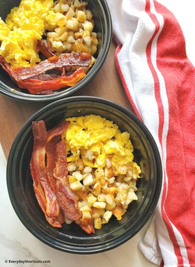 Make Ahead Breakfast Bowls {Freezer Friendly} - Everyday Shortcuts