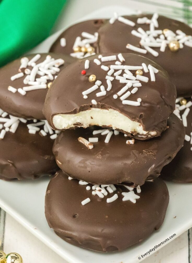 Homemade Peppermint Patties - Everyday Shortcuts