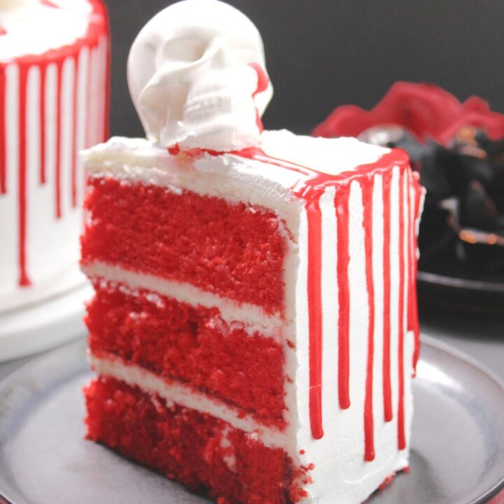 Bleeding Skull Cake - Everyday Shortcuts
