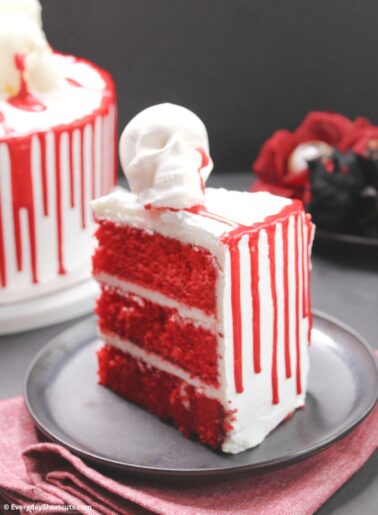 Bleeding Skull Cake - Everyday Shortcuts