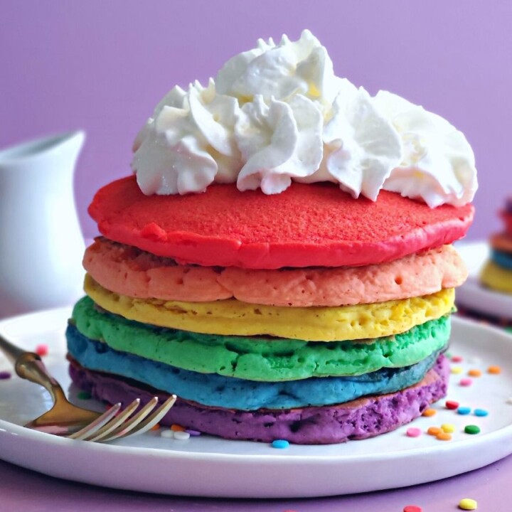 Rainbow Pancakes - Everyday Shortcuts