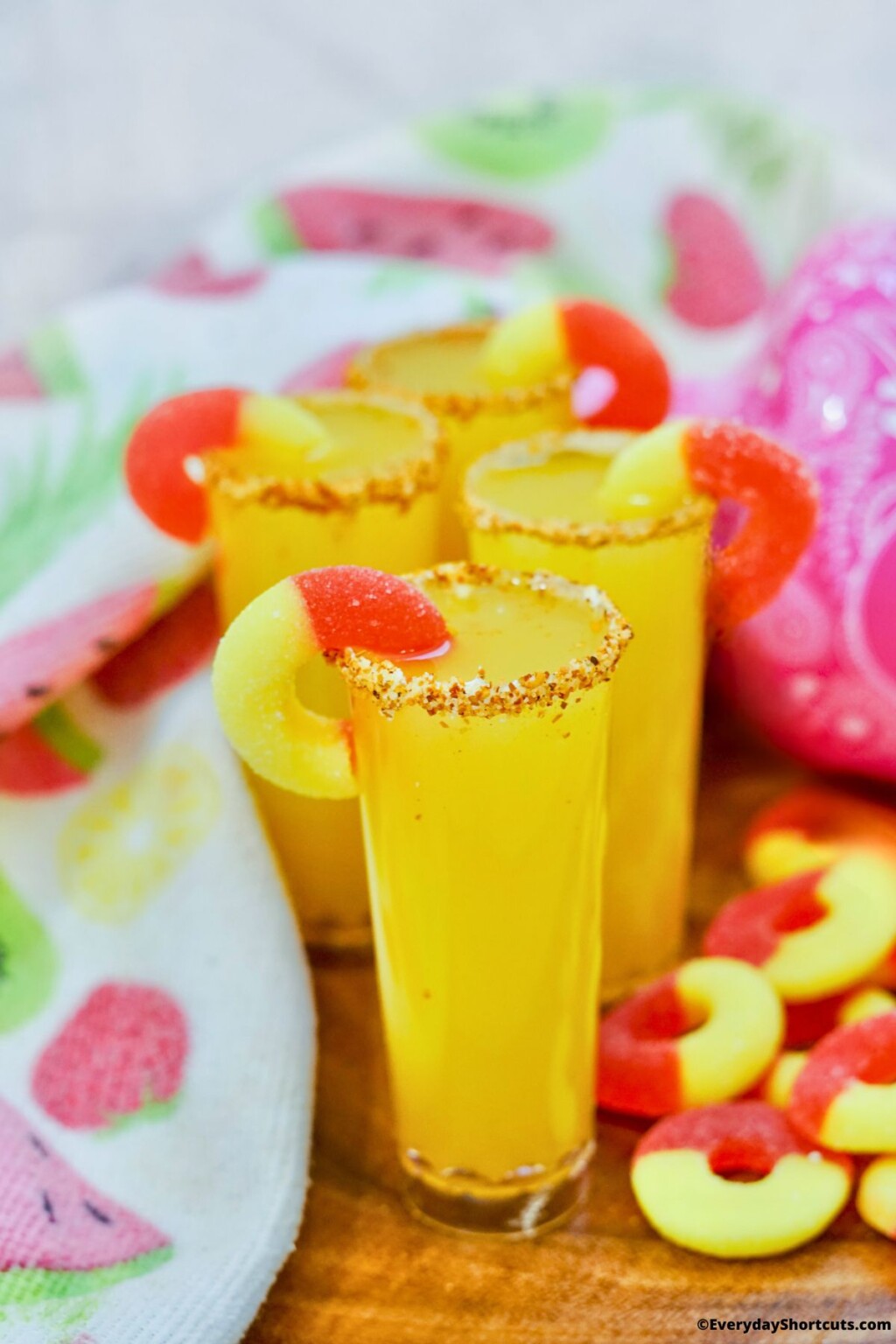 Peach Margarita Shots - Everyday Shortcuts