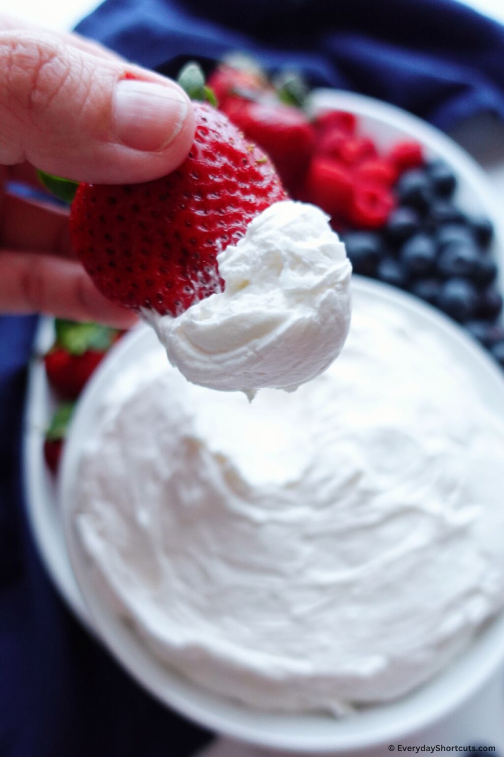 Cool Whip Fruit Dip - Everyday Shortcuts