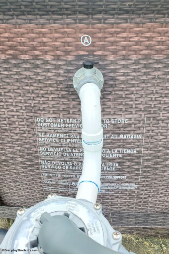 How to PVC Plumb an Intex Above Ground Pool Filter - Everyday Shortcuts