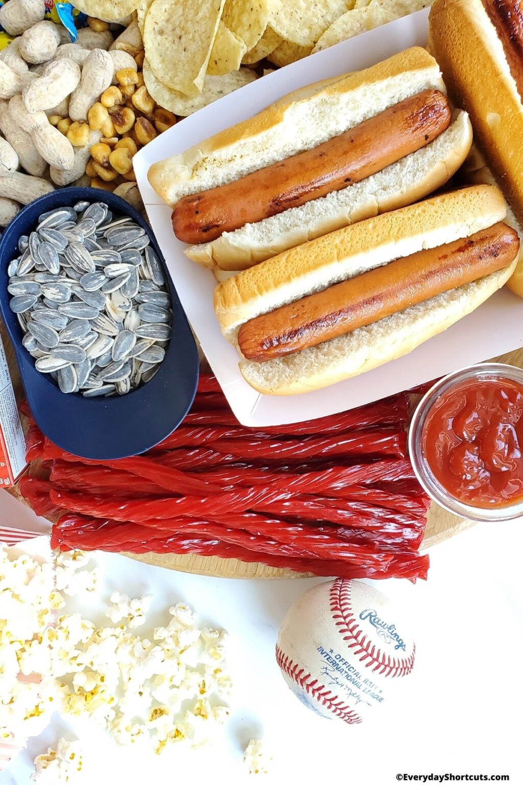 Baseball Snack Board Inspired by The Hill Movie - Everyday Shortcuts