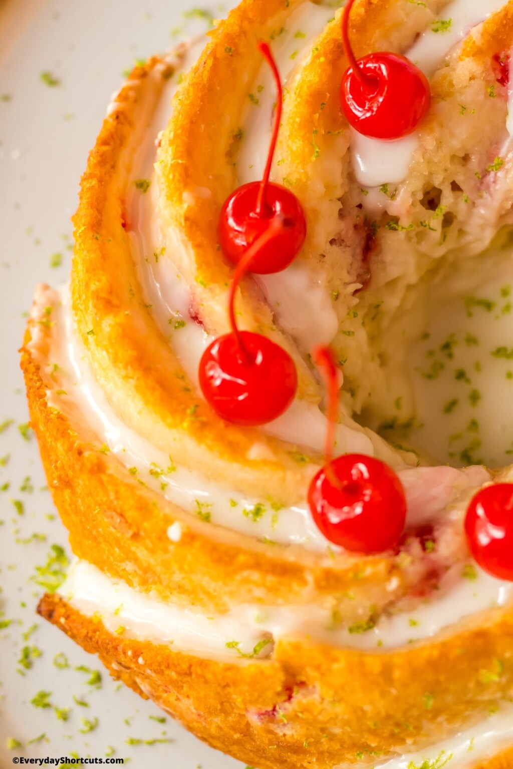 Shirley Temple Bundt Cake - Everyday Shortcuts