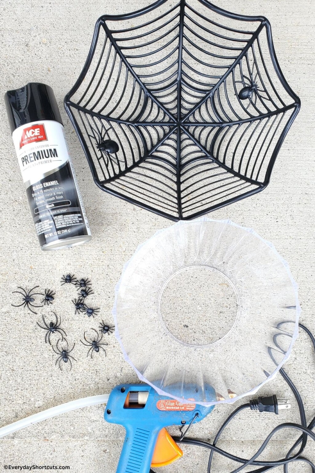 DIY Dollar Tree Halloween Candy Bowl - Everyday Shortcuts