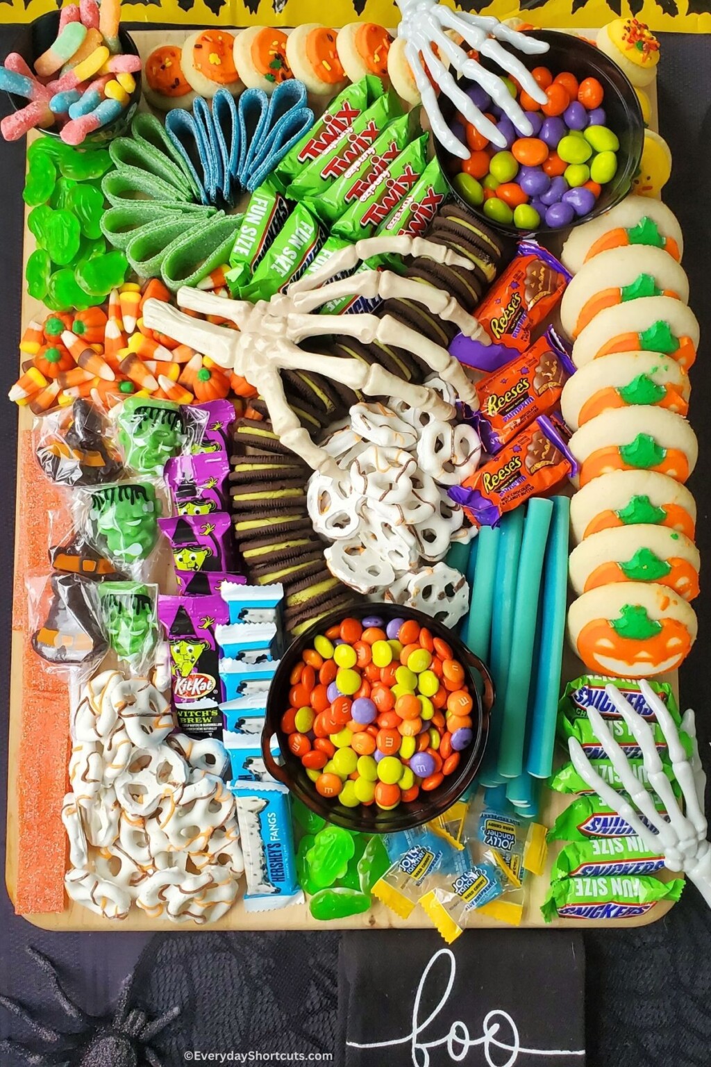 Halloween Candy Charcuterie Board - Everyday Shortcuts