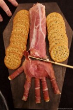 Creepy Halloween Hand Appetizer - Everyday Shortcuts