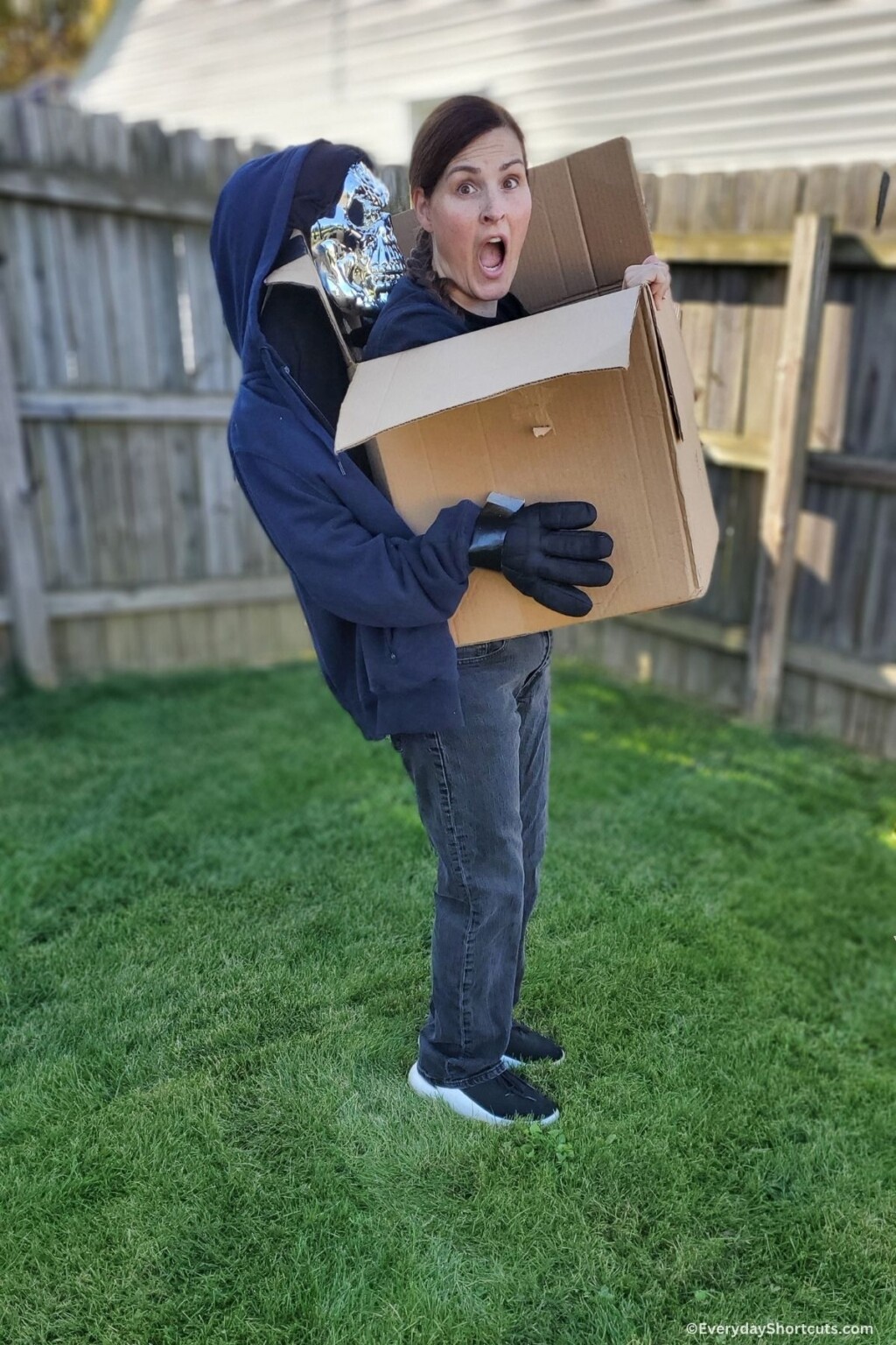DIY Carry Me in a Box Costume - Everyday Shortcuts