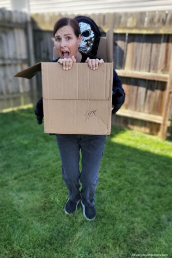 DIY Carry Me in a Box Costume - Everyday Shortcuts
