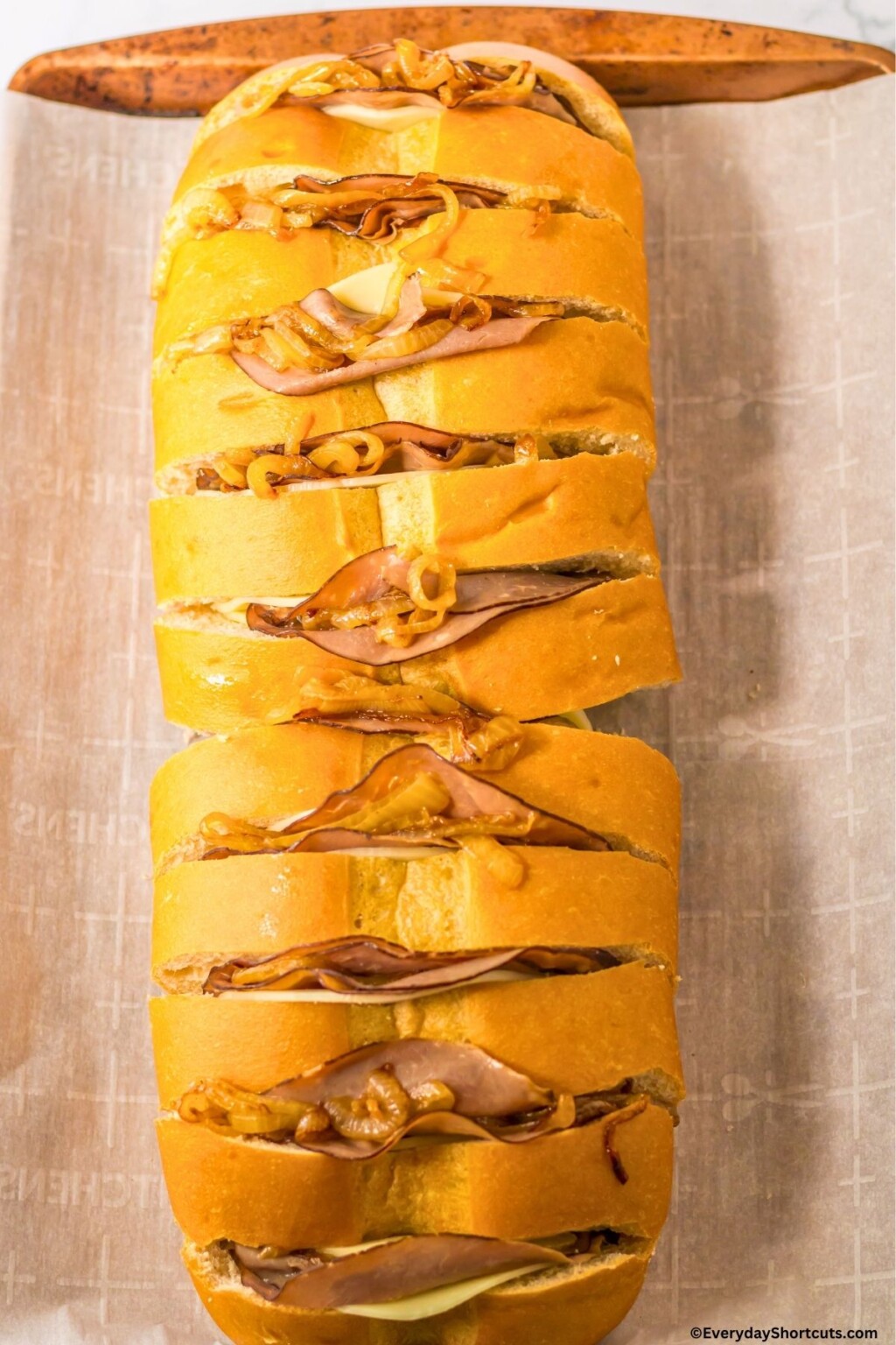 French Dip Pull Apart Bread - Everyday Shortcuts