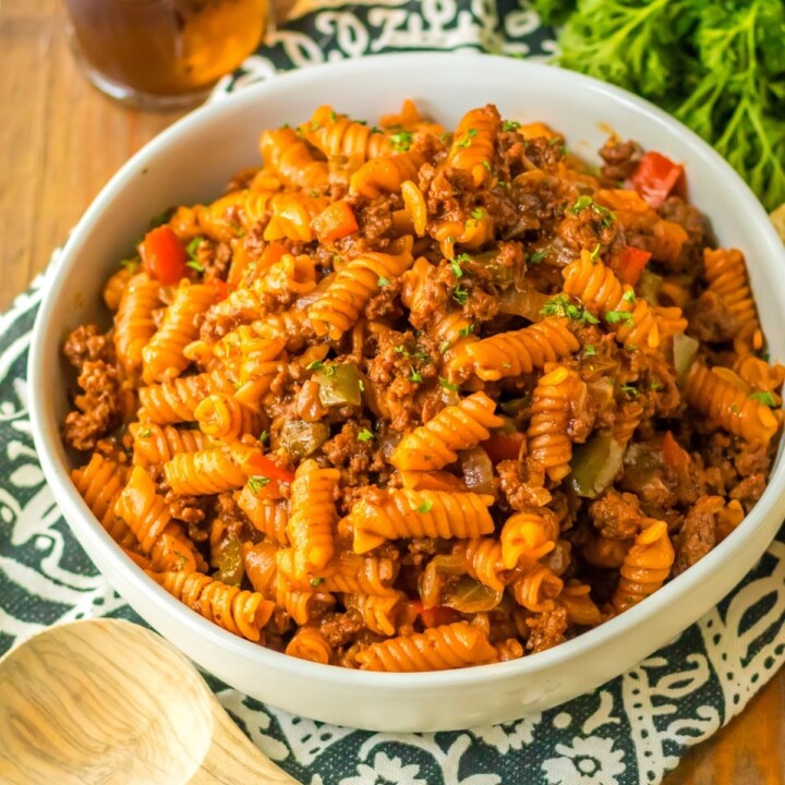 Sloppy Joe Pasta - Everyday Shortcuts
