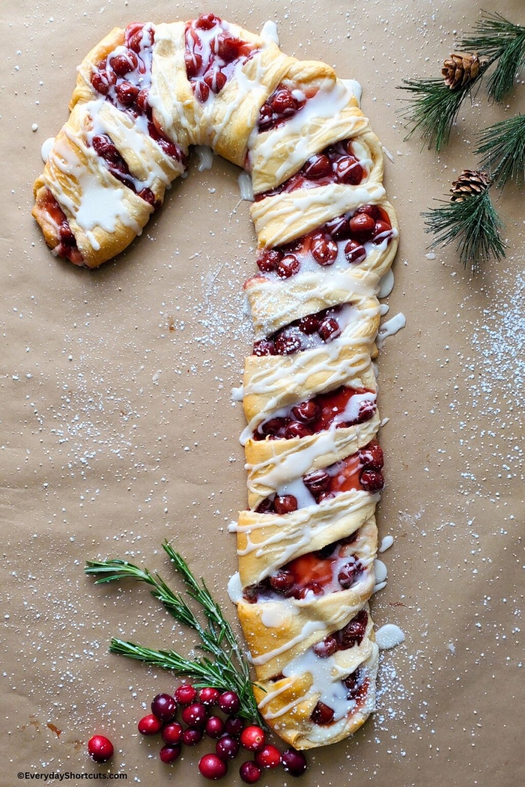 Candy Cane Danish - Everyday Shortcuts
