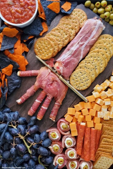 Halloween Charcuterie Board - Everyday Shortcuts