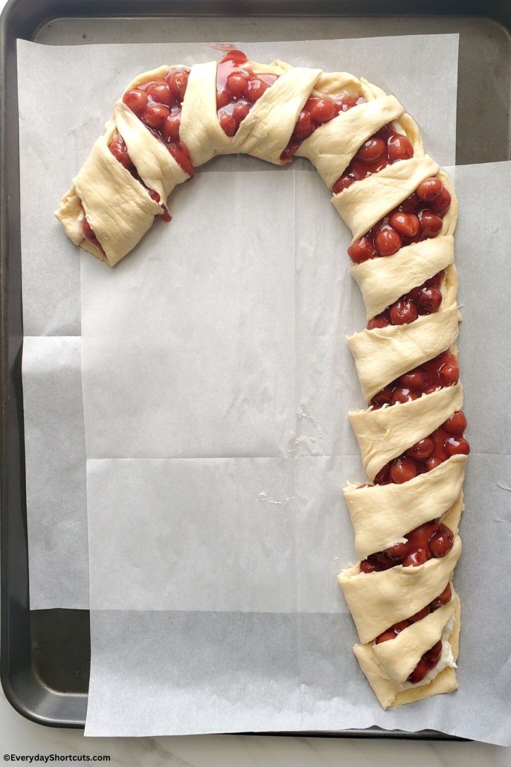 Candy Cane Danish - Everyday Shortcuts