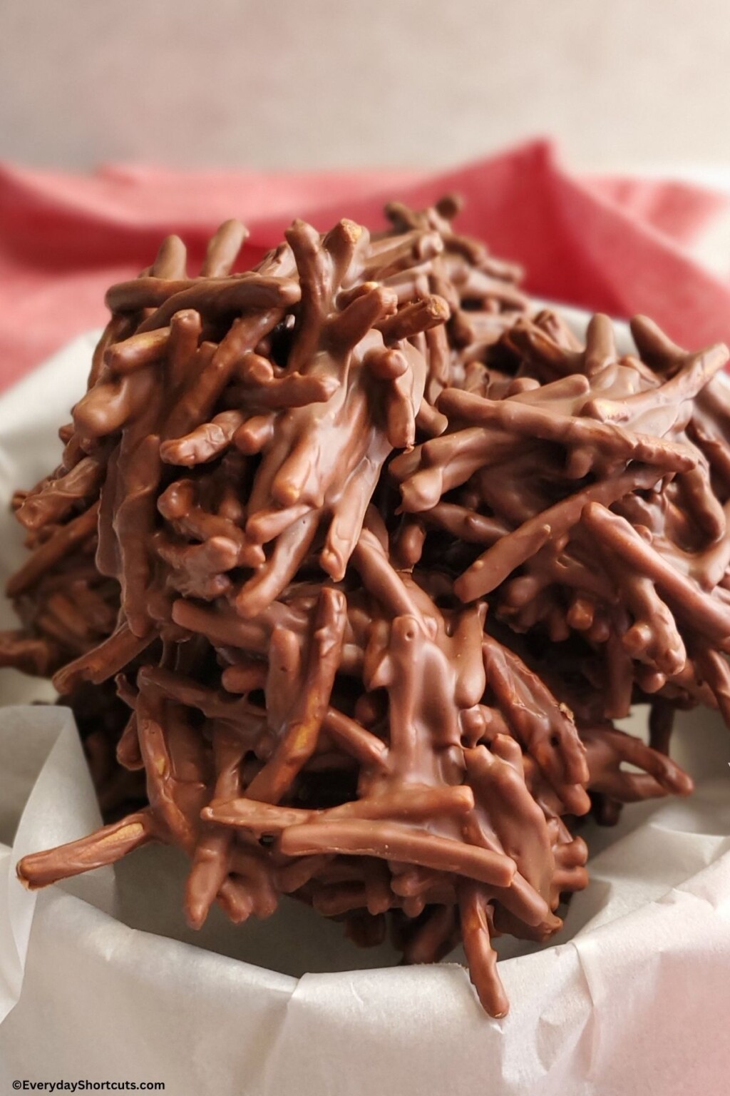 Chocolate Butterscotch Haystacks - Everyday Shortcuts