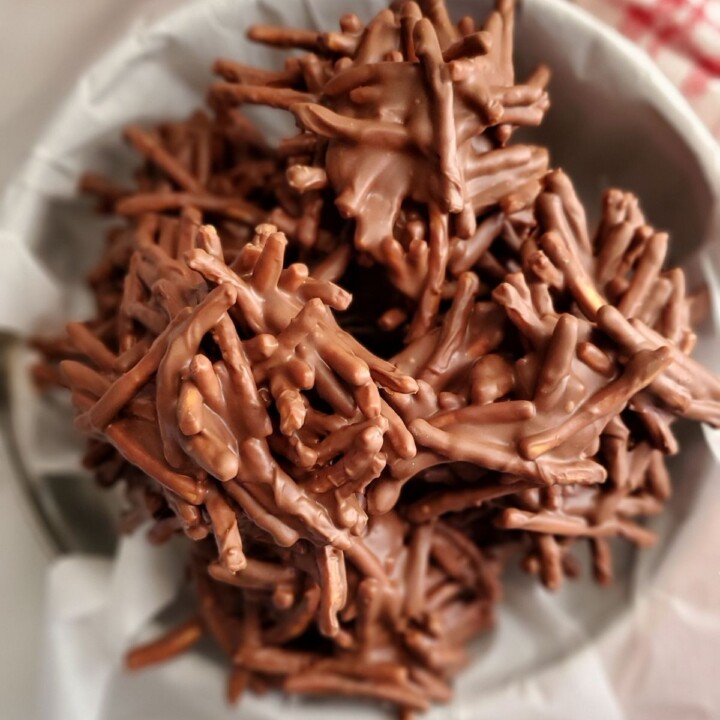 Chocolate Butterscotch Haystacks - Everyday Shortcuts