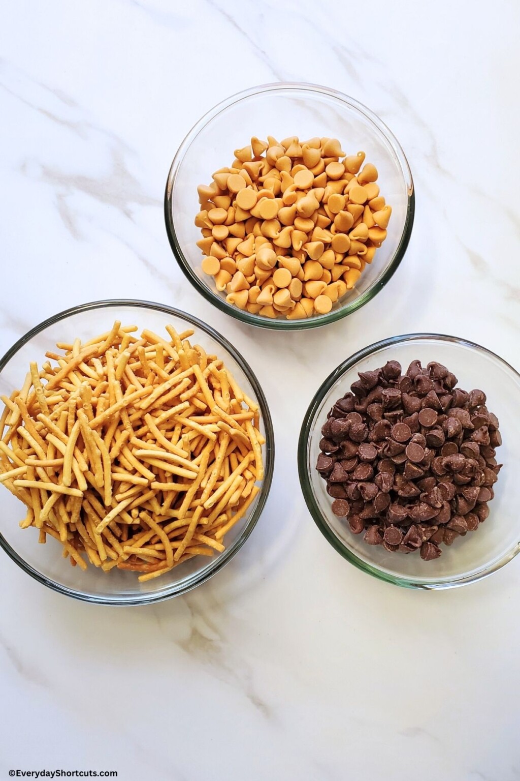 Chocolate Butterscotch Haystacks - Everyday Shortcuts