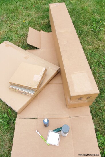 DIY Halloween Cemetery Columns - Everyday Shortcuts