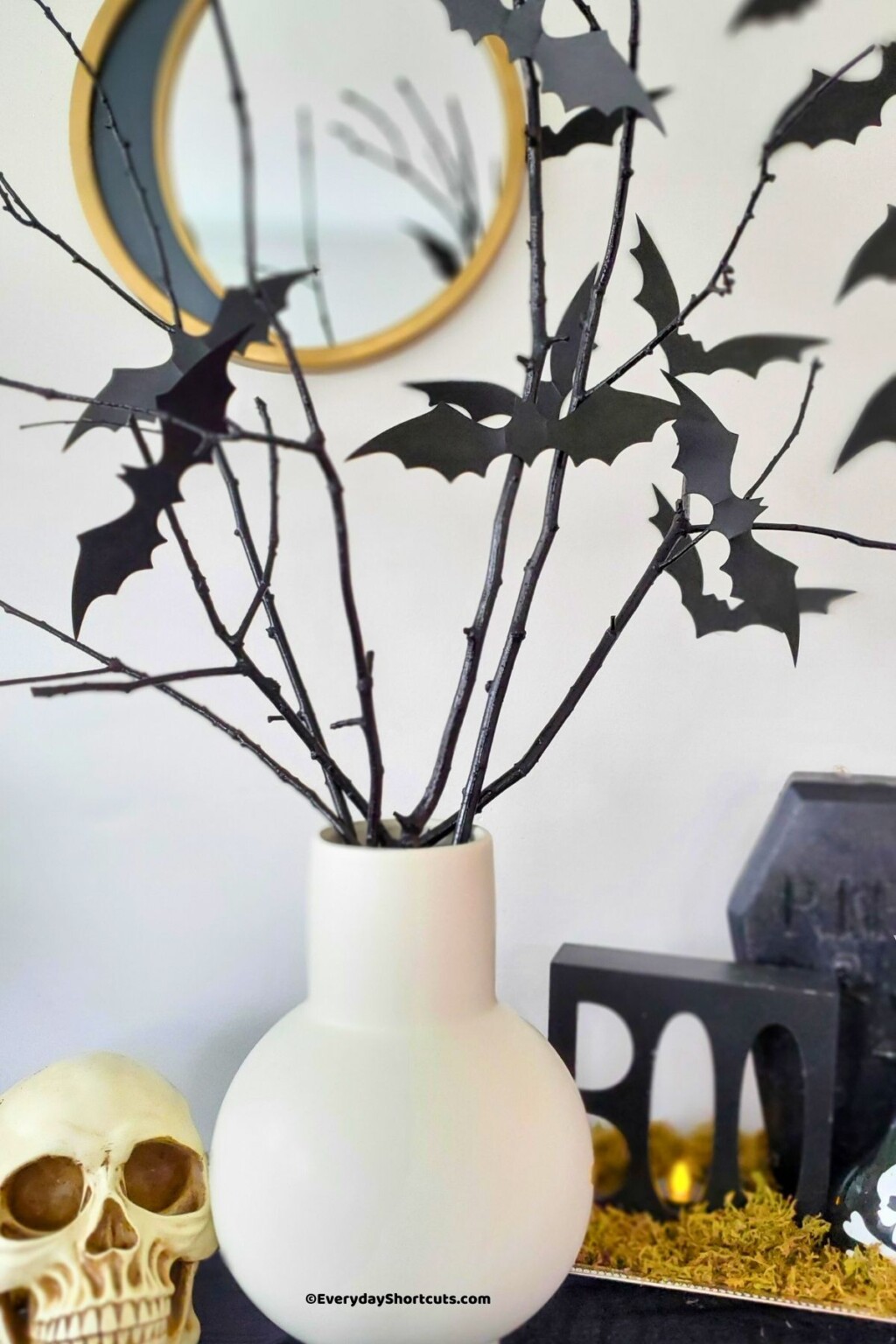 DIY Halloween Tree Branches - Everyday Shortcuts