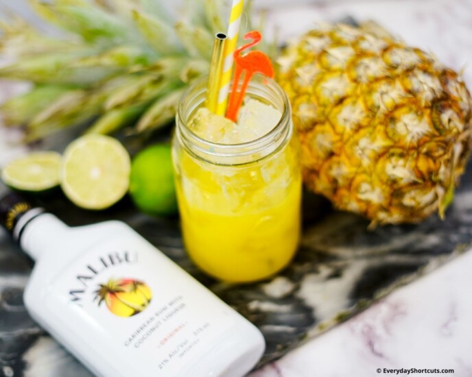 Green Hawaiian Cocktail - Everyday Shortcuts