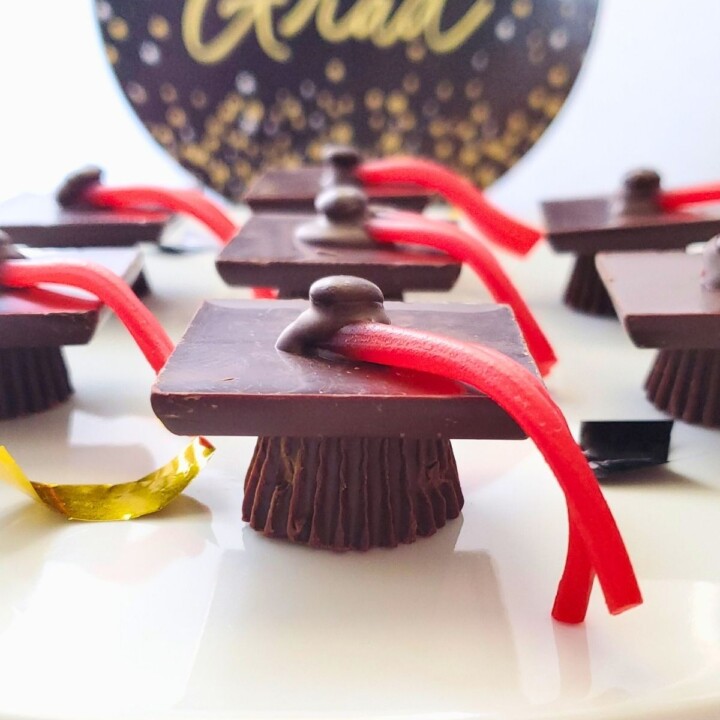 Chocolate Graduation Caps - Everyday Shortcuts