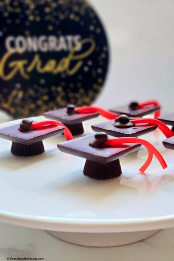 Chocolate Graduation Caps - Everyday Shortcuts