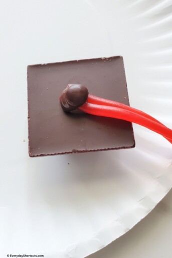 Chocolate Graduation Caps - Everyday Shortcuts