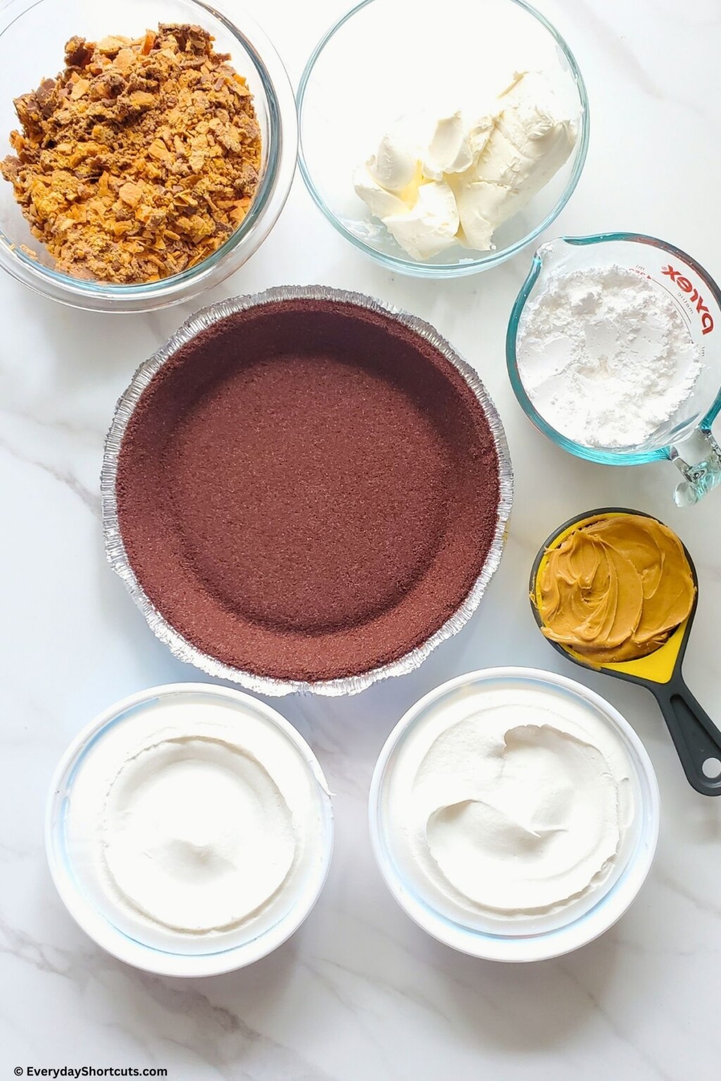 No Bake Butterfinger Pie - Everyday Shortcuts