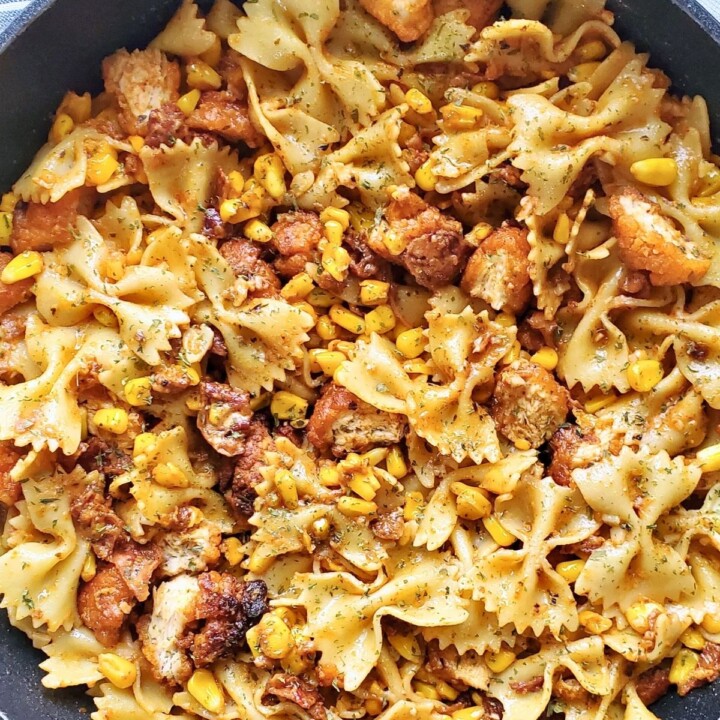 Creamy Chicken and Corn Pasta - Everyday Shortcuts