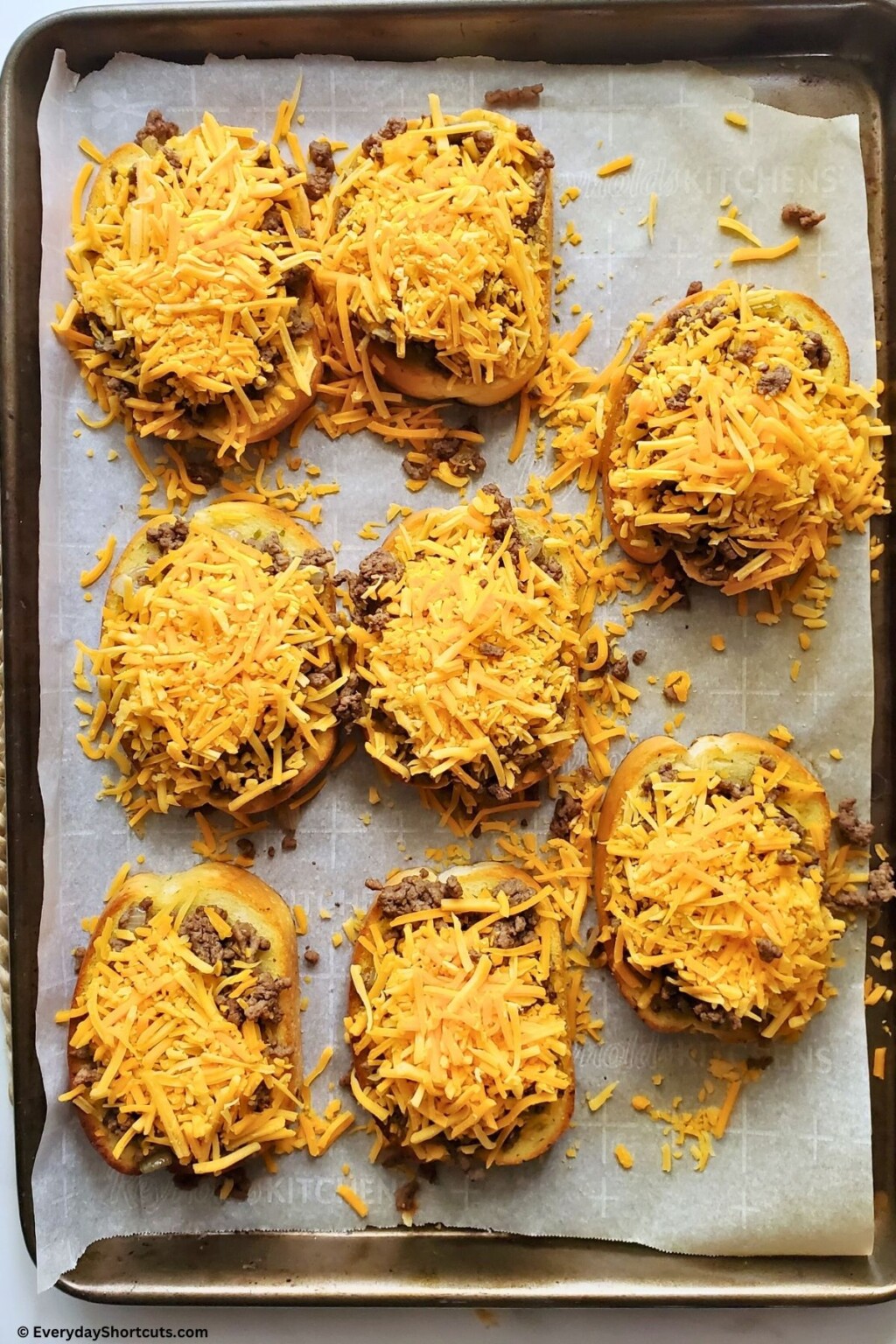 Texas Toast Cheeseburgers - Everyday Shortcuts