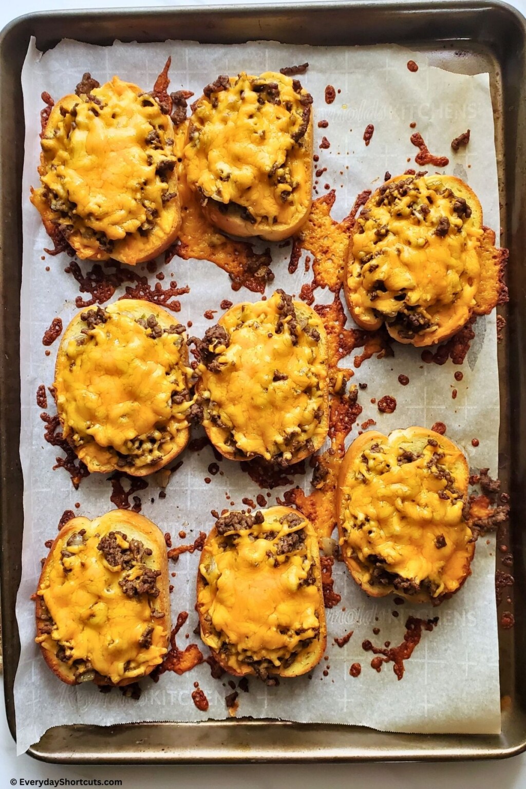 Texas Toast Cheeseburgers - Everyday Shortcuts