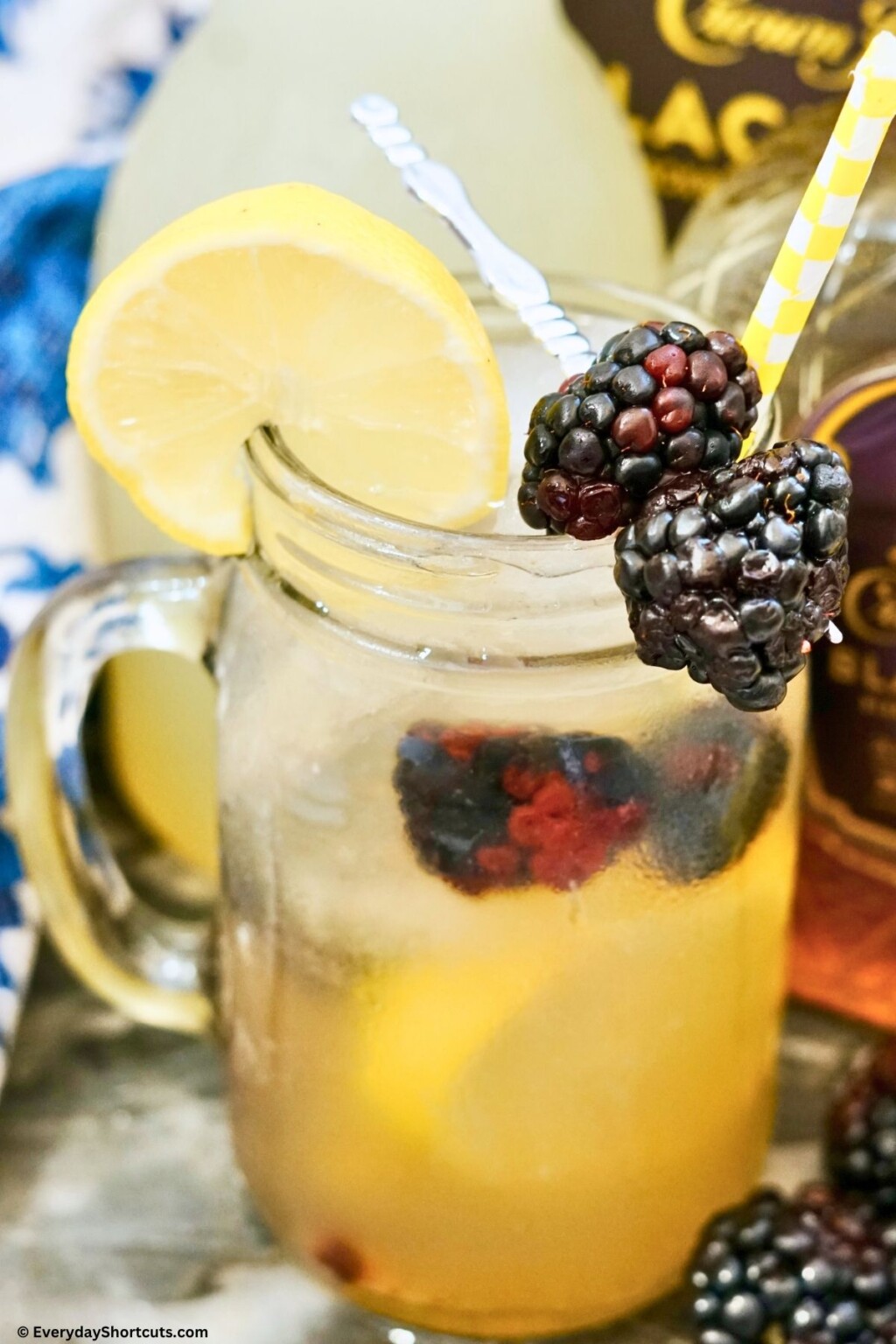 Crown Royal Blackberry Lemonade Cocktail - Everyday Shortcuts