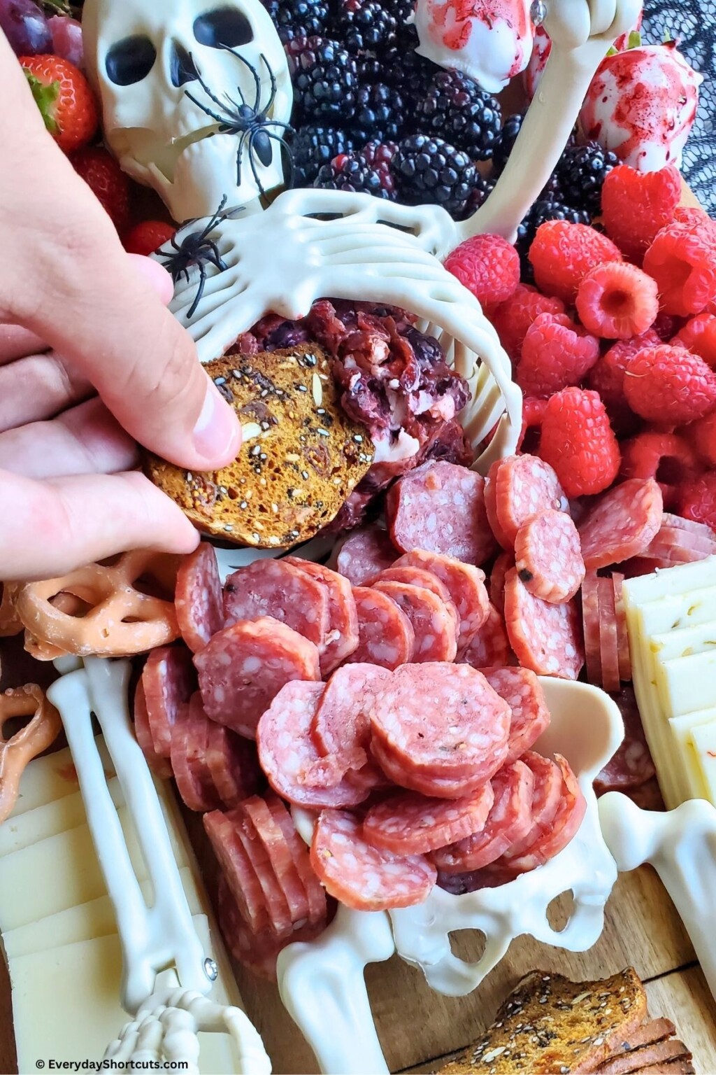 Skeleton Charcuterie Board - Everyday Shortcuts