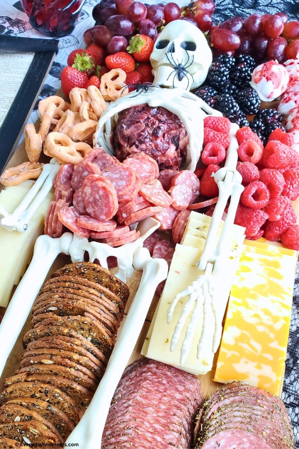 Skeleton Charcuterie Board - Everyday Shortcuts