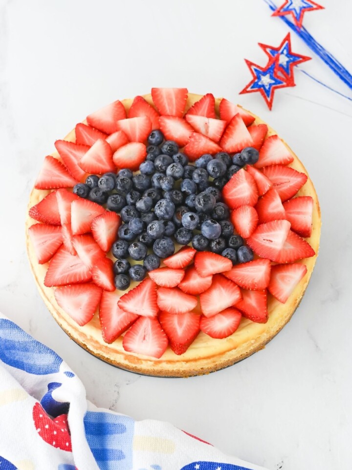4th of July Cheesecake - Everyday Shortcuts